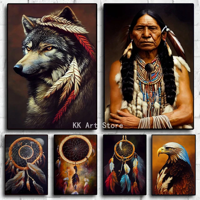 Native Wolf Art