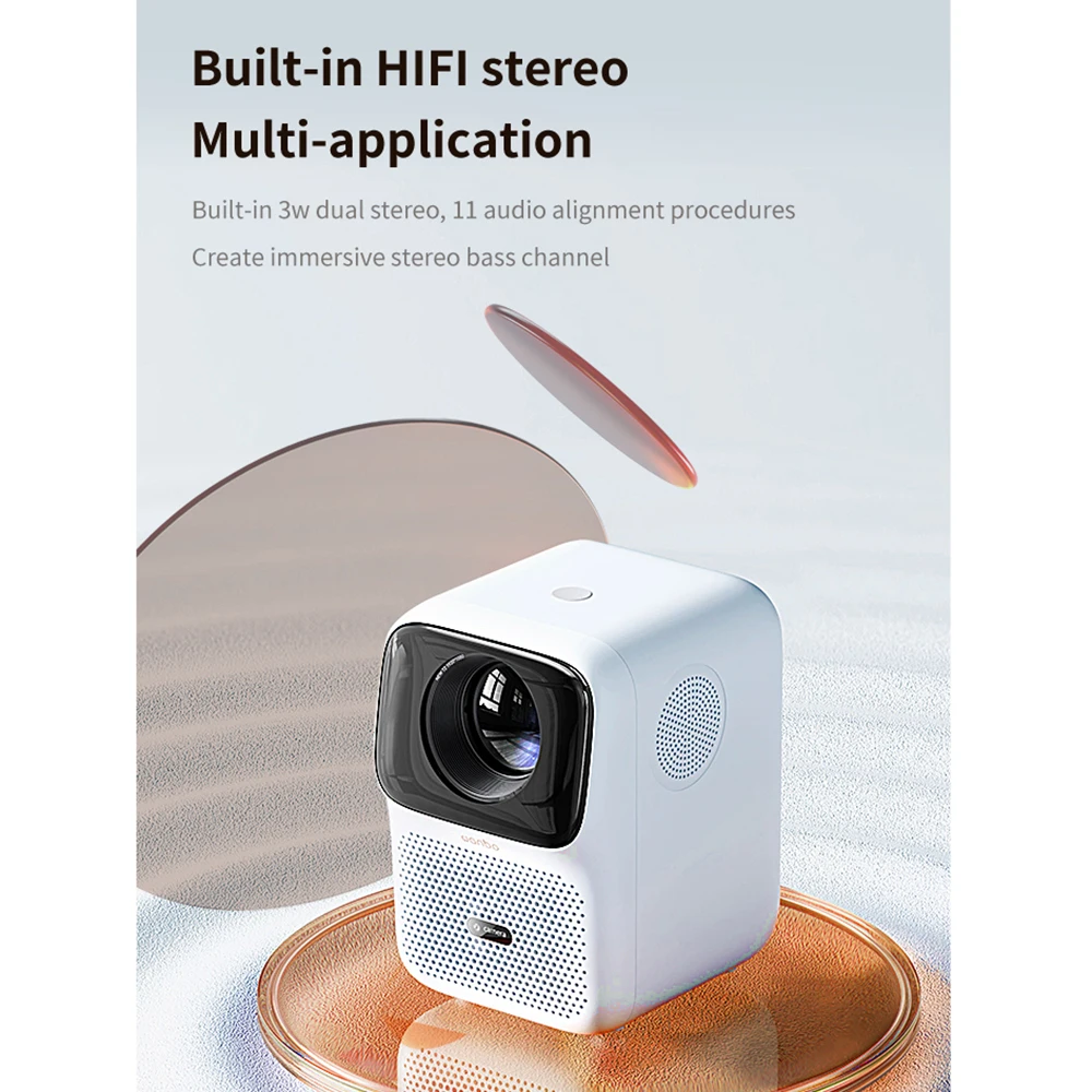 Wanbo T4 Global Version Portable Lumens Home Cinema Projector - OTC.LK