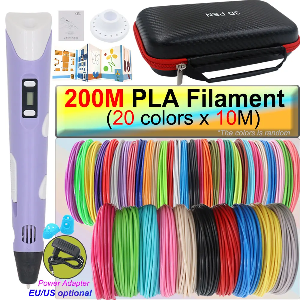 3D-Printing-Pen-Children-DIY-Drawing-Pen-PLA-Filament-Birthday ...