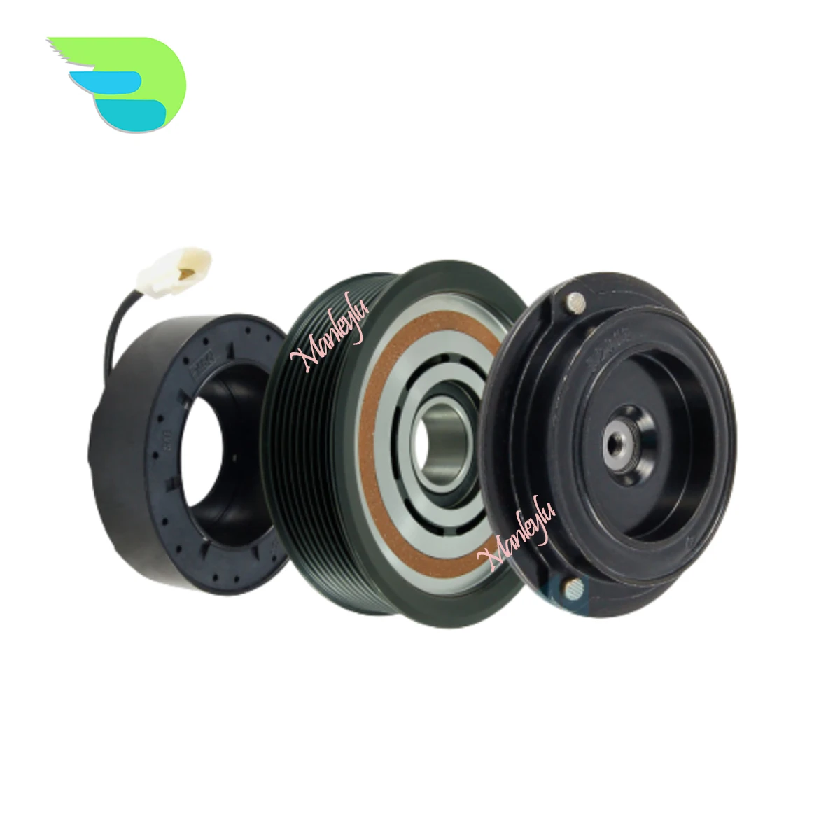 AC-Compressor-Clutch-Pulley-10PA15C-For-MERCEDES-BENZ-TRUCK-CITARO ...