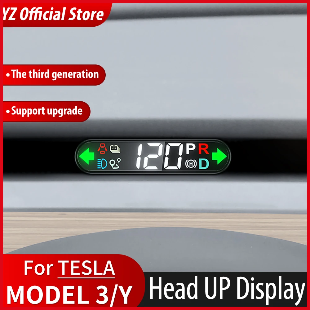 YZ HUD Head Up Display สำหรับ Tesla โมเดลรถยนต์3รุ่น Y Dedicated ...