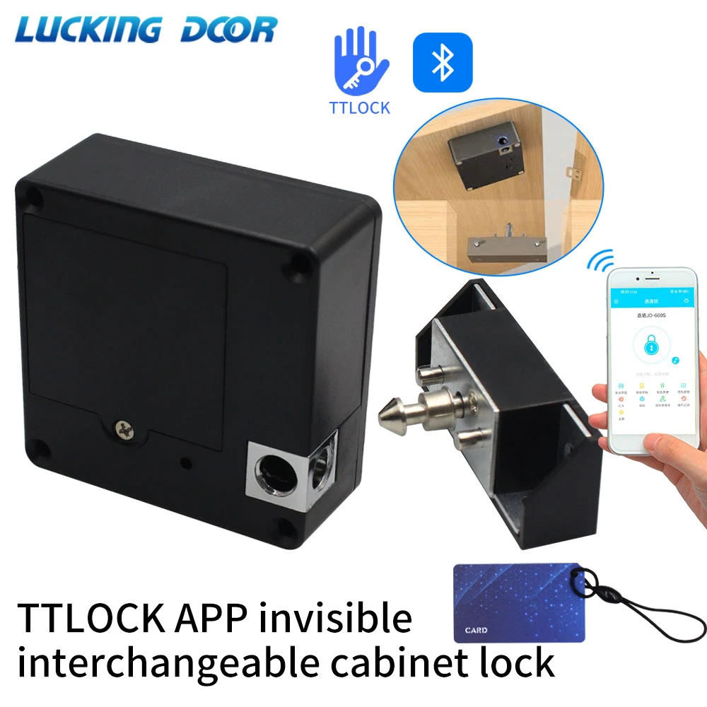 Ttlock App Unlock Hole-free Invisible Sensor Induction Cabinet Locks ...