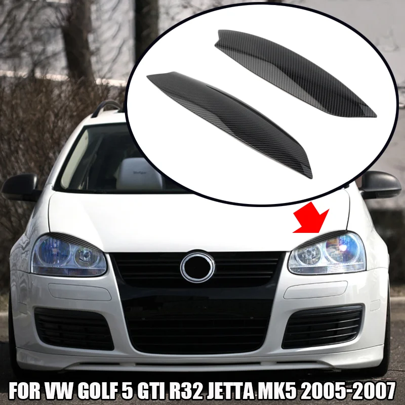Fit-For-VW-Accessories-Golf-5-GTI-R32-Jetta-MK5-2005-2006-2007-Carbon ...