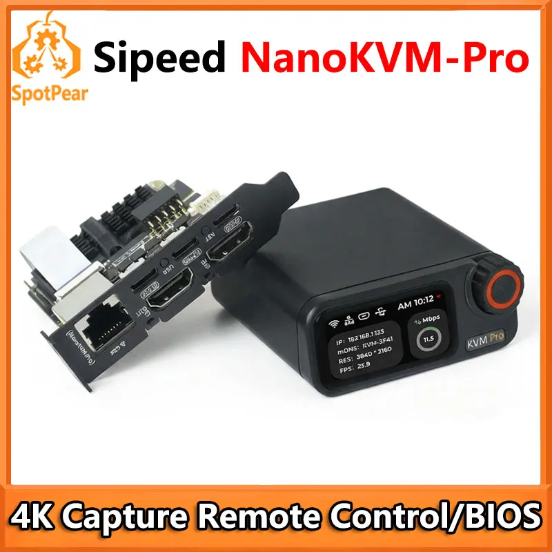 Sipeed NanoKVM-Pro 4K IP-KVM Fernsteuerungs- und Wartungsserver ...