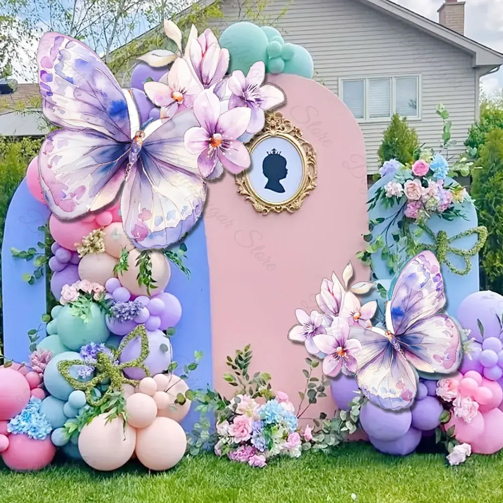 Large-Purple-Butterfly-Birthday-Decorations-Mosaic-Board-Purple ...