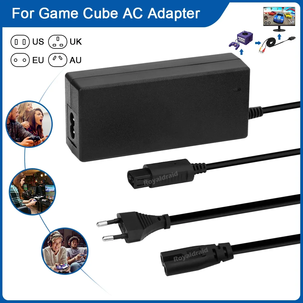 EU-US-UK-AU-Plug-Replacement-AC-Power-Adapter-Game-Console-Charger ...