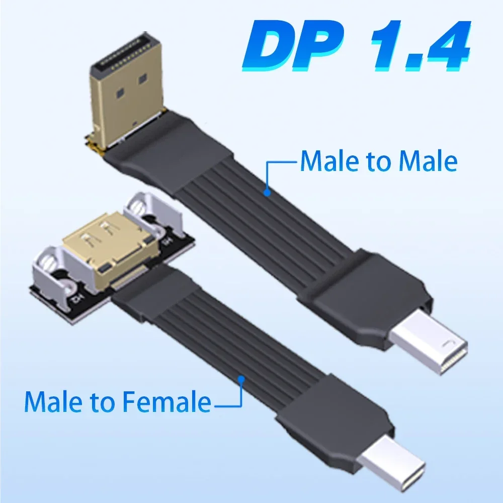 ADT-Mini-Displayport-V1-4-Flat-Ribbon-Adapter-Cable-Shielded-DP1-2-1-4 ...