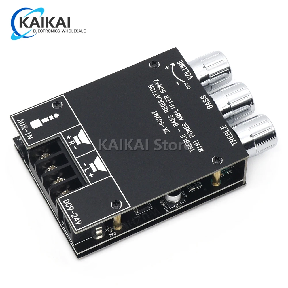 502MT-2-50W-Bluetooth-5-0-Subwoofer-Amplifier-Board-High-Power-Audio ...