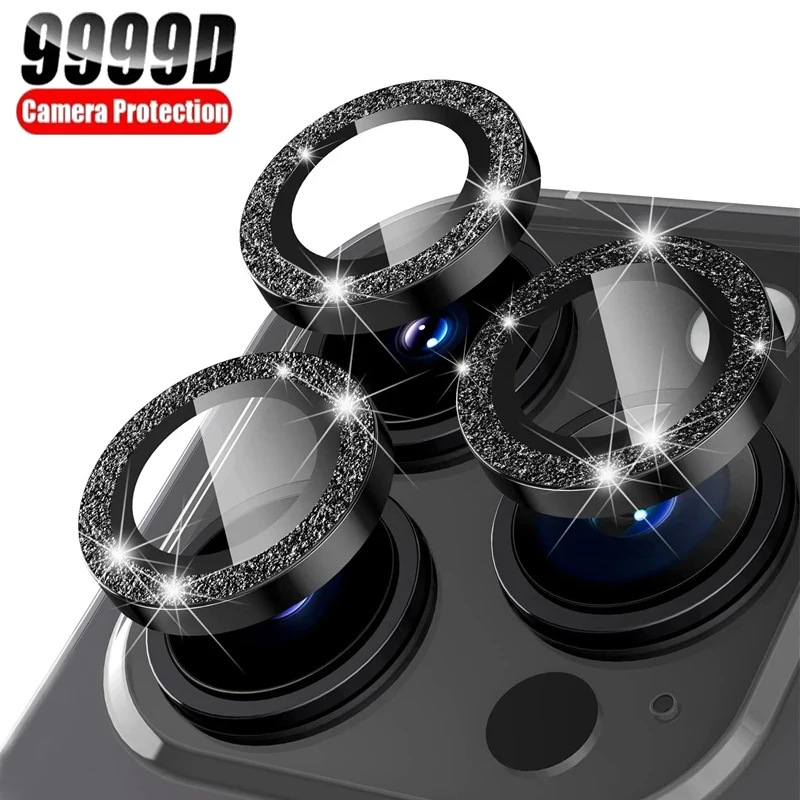 Metal-Diamond-Camera-Lens-Protector-For-iPhone-11-12-13-14-Pro-Max-14 ...
