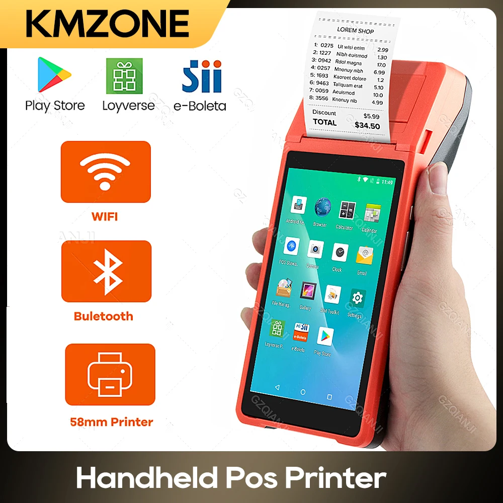 PDA-Handheld-Android-POS-Printer-Bluetooth-Thermal-Receipt-Printers ...