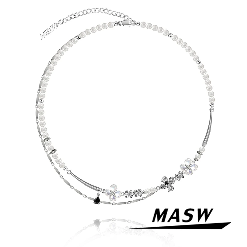 MASW Original Design Chker Necklace Luxury Jewelry Delicate Style ...