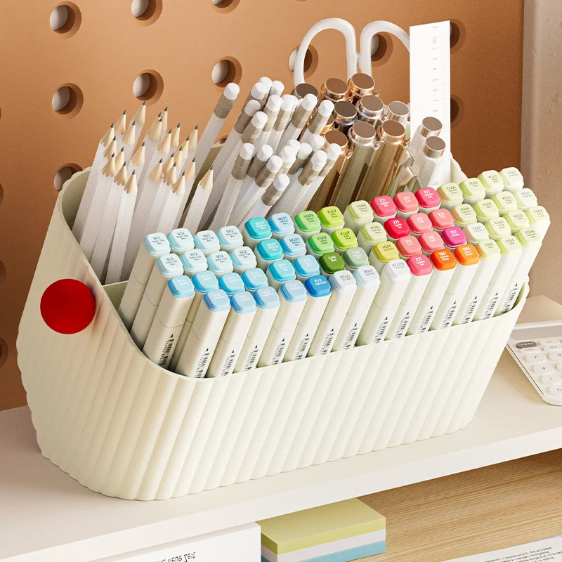 Stationery-storage-box-Desktop-Large-capacity-storage-rack-slanted ...