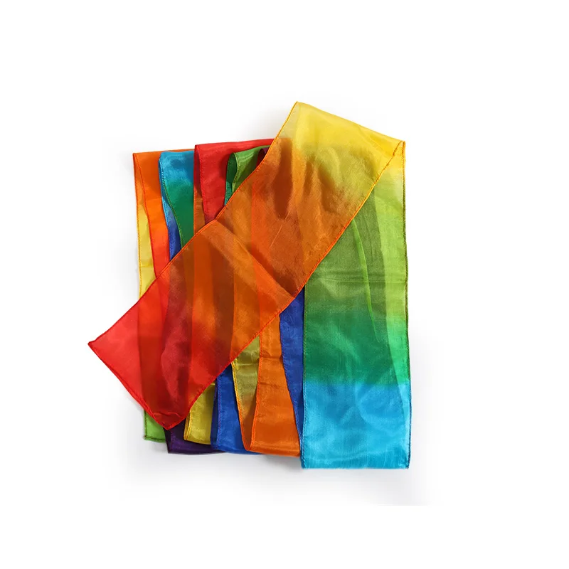 Rainbow-long-Waterfall-Of-Silk-5m-silk-magic-tricks-silk-scarves-magic ...