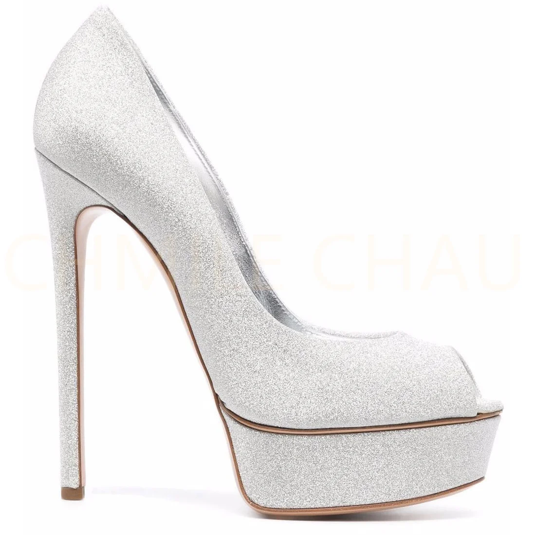 CHMILE CHAU Women Stiletto High Heel Peep Toe Platform Pumps Sexy ...