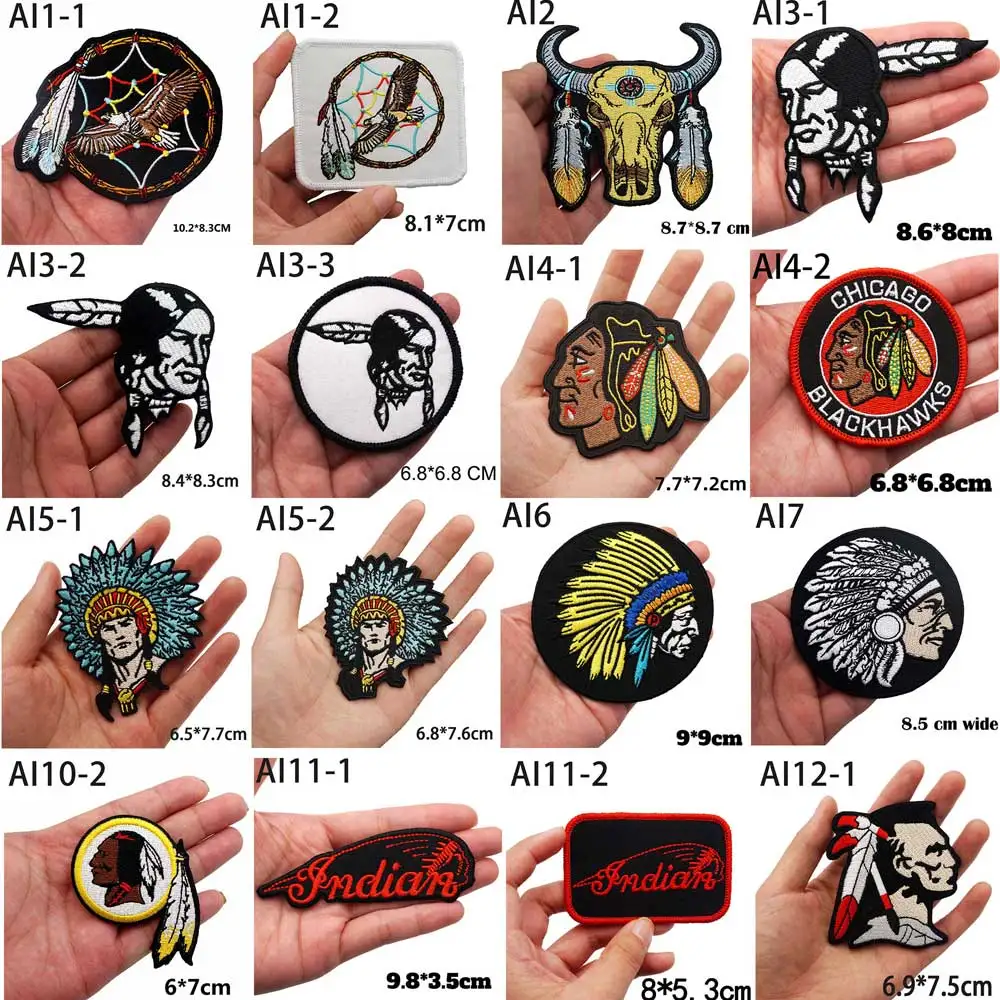 Embroidered Indian Motorcycle Patch | Indian Motorcycle Sew Patches - 1 ...