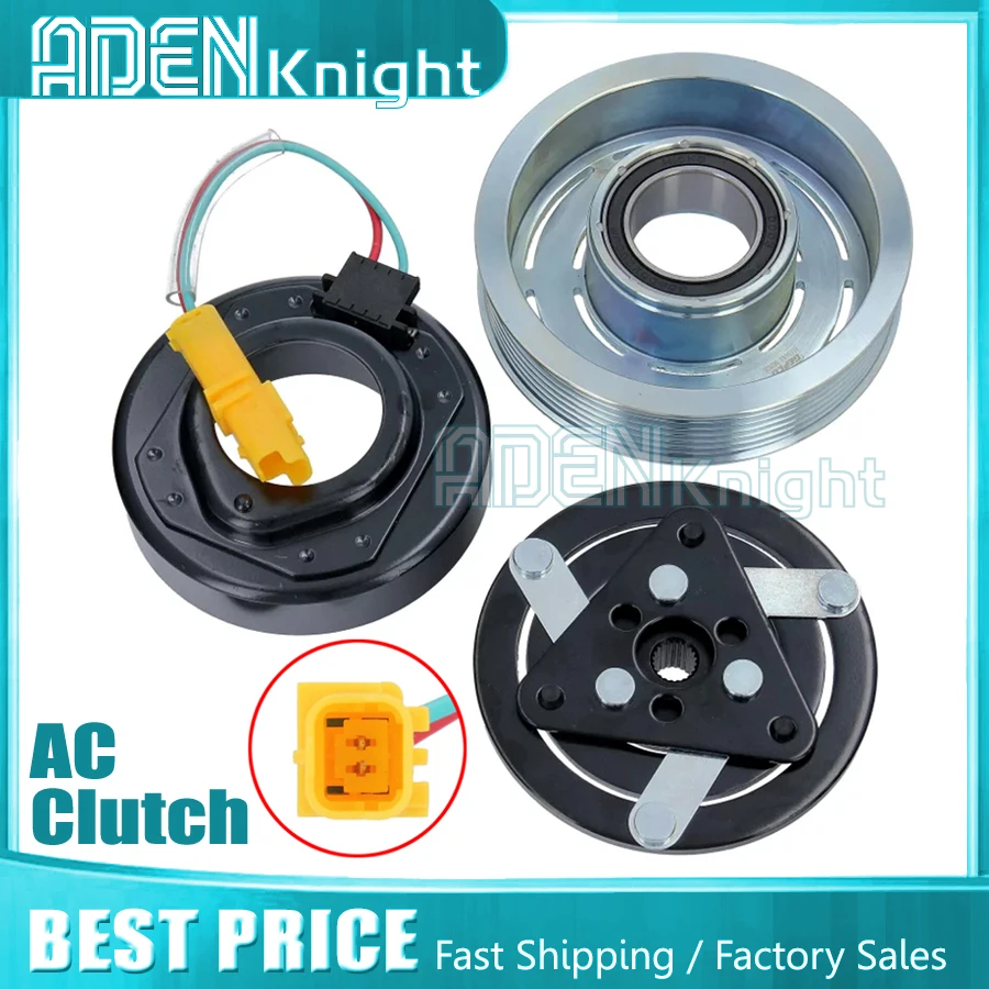 SD6V12-AC-Compressor-Clutch-For-Citroen-C4-Fiat-Peugeot-206-207-307-308 ...