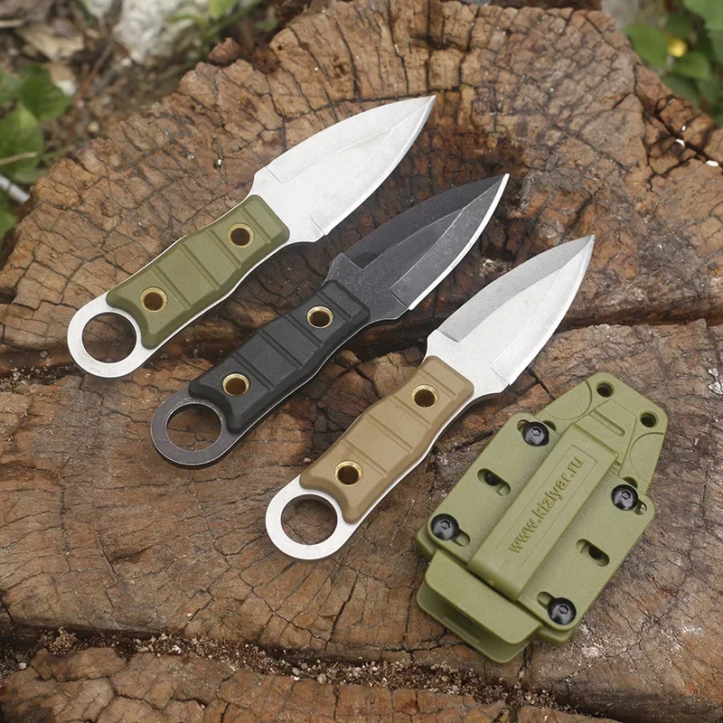 Outdoor-EDC-Multi-purpose-Knife-D2-Steel-Full-Tang-Survival-Knife ...
