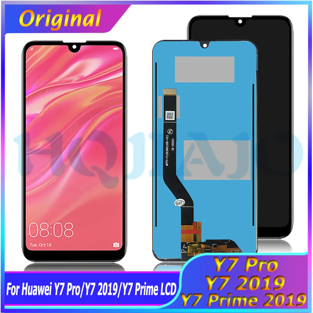 Original 6.26" LCD Display For Huawei Y7 2019 DUB LX1 LX3 LCD Display ...