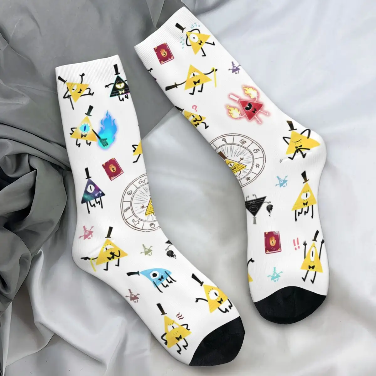 Gravity Falls Bill Cipher Mood Stockings Graphic Trendy Socks Spring ...