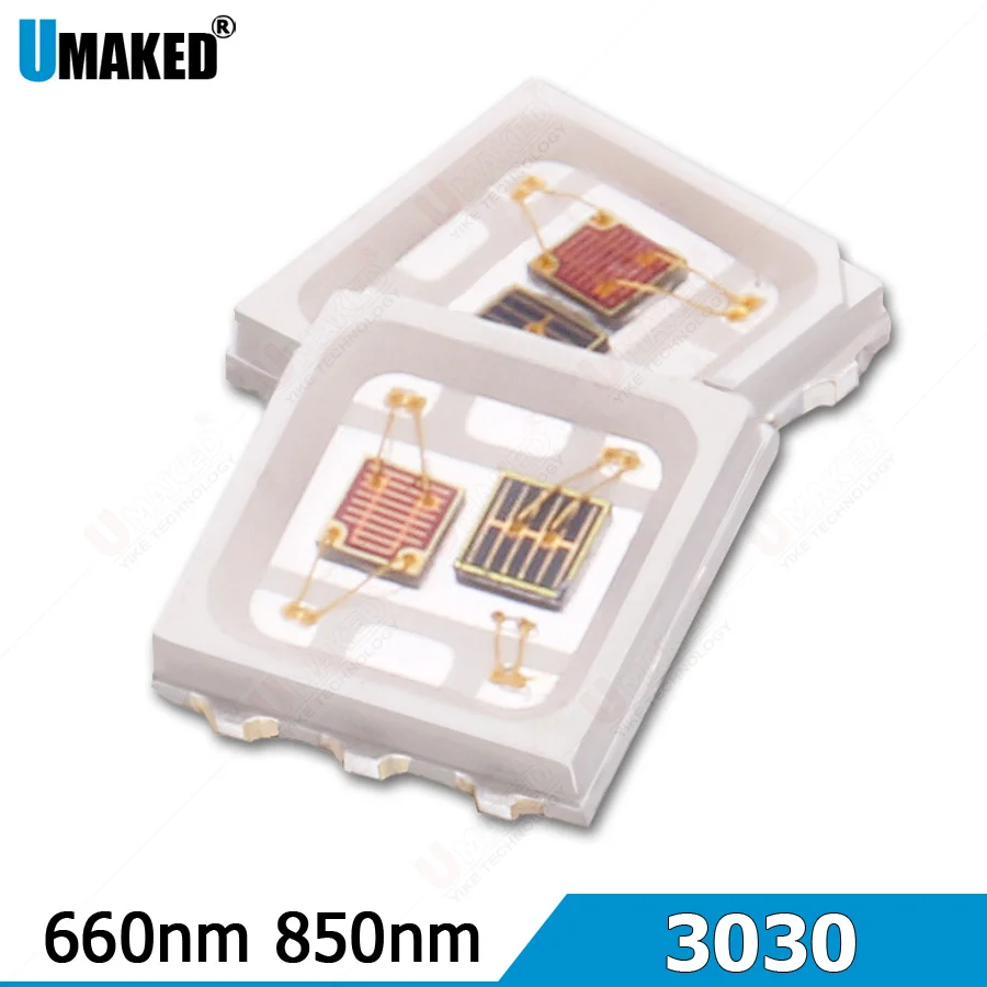 100pcs 3030 SMD led SMD chip Bead Lighting, 1W LED diodes lamp Red ...