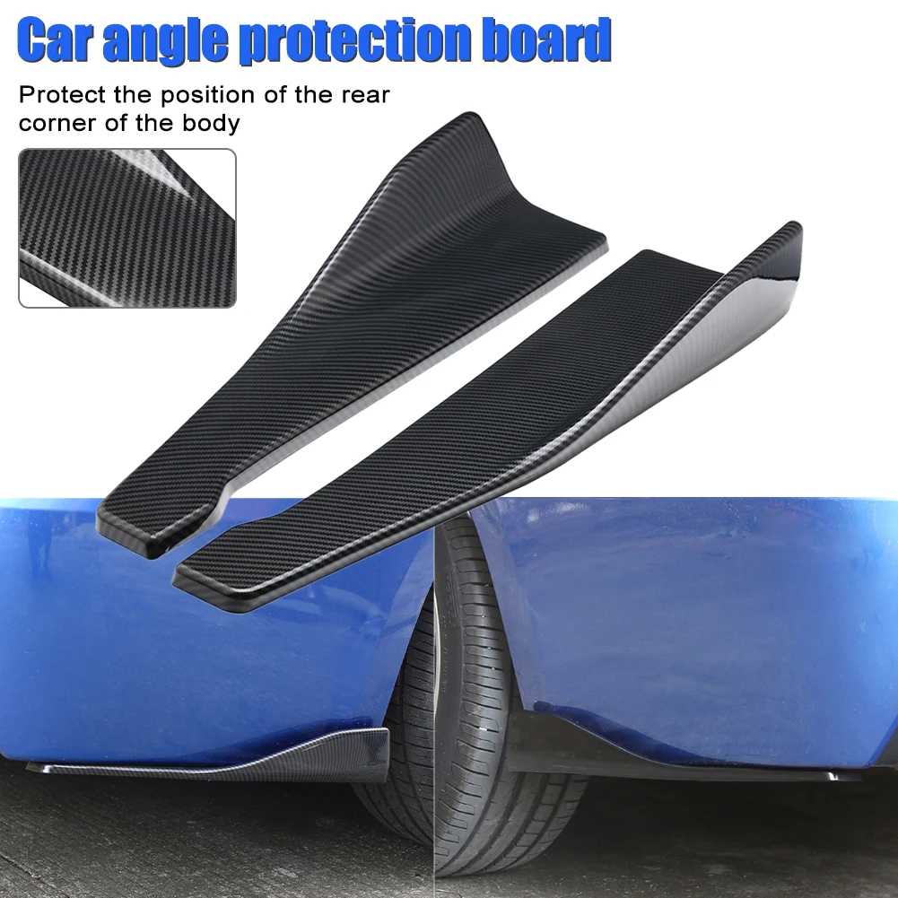 Universal-Car-Rear-Bumper-Spoiler-Left-Right-Rear-Side-Skirt-Protector ...