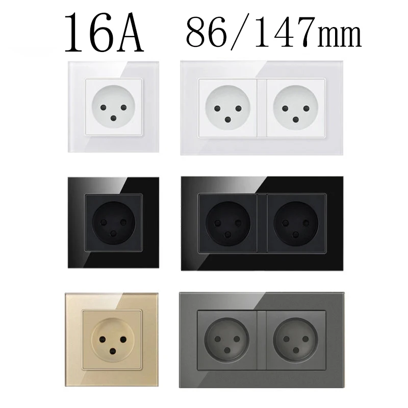 16A-Israel-Wall-Power-Socket-1-2-Outlets-2000W-86-146mm-Israelites-Plug ...