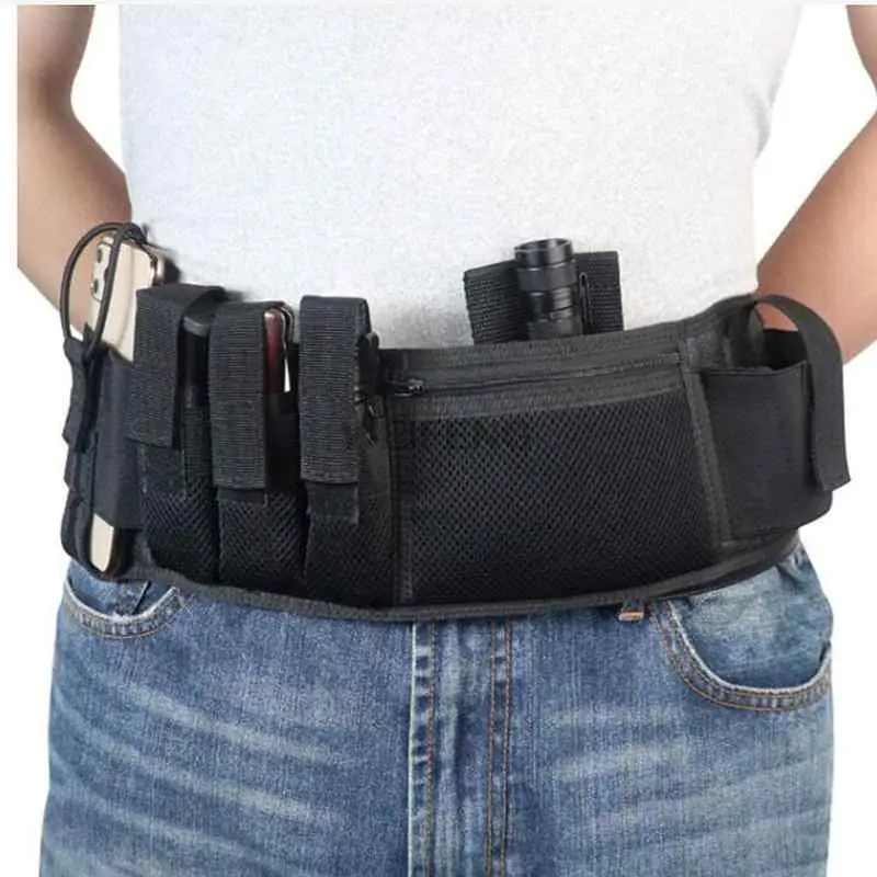 Tactical-Security-Duty-Belt-Multifunctional-Utility-Kit-Belt-Soft ...