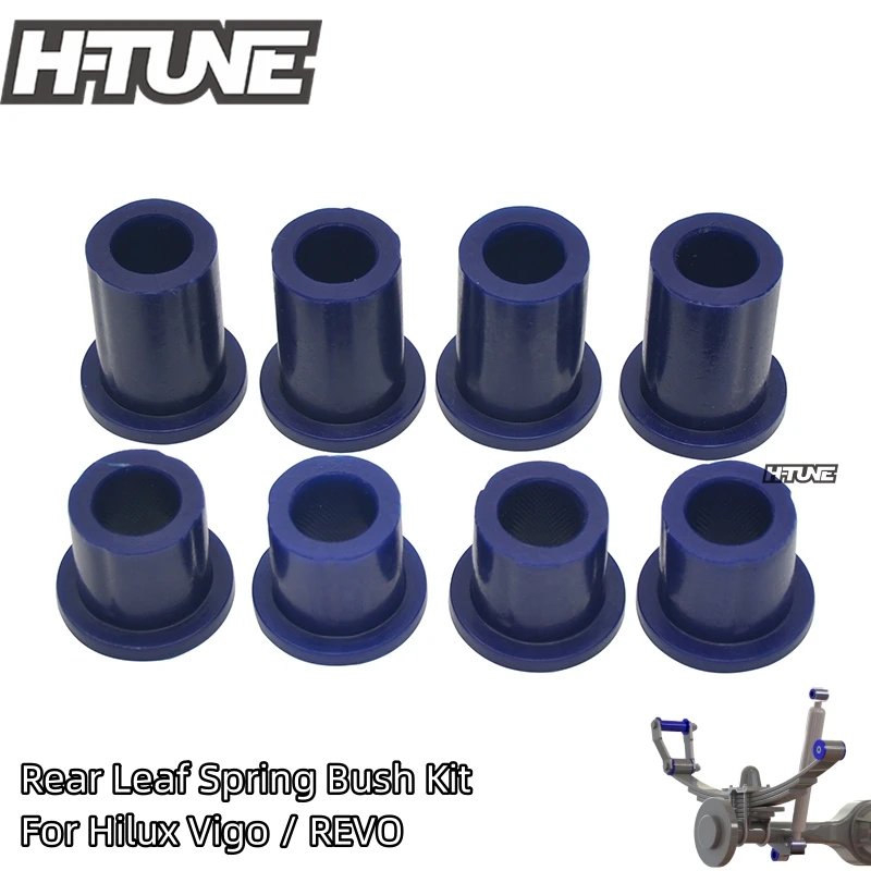 Polyurethane Rear Leaf Spring Shackle Upper and Lower Bush Kit For ...