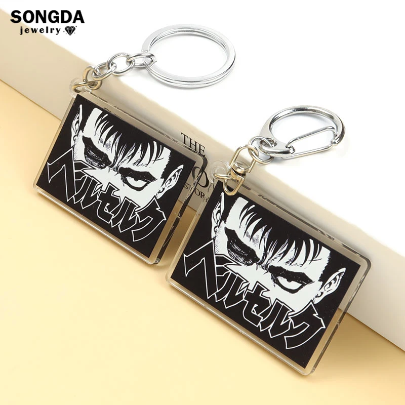 Japan-Anime-Game-Acrylic-Keychain-Guts-Griffith-Figures-Manga-Double ...