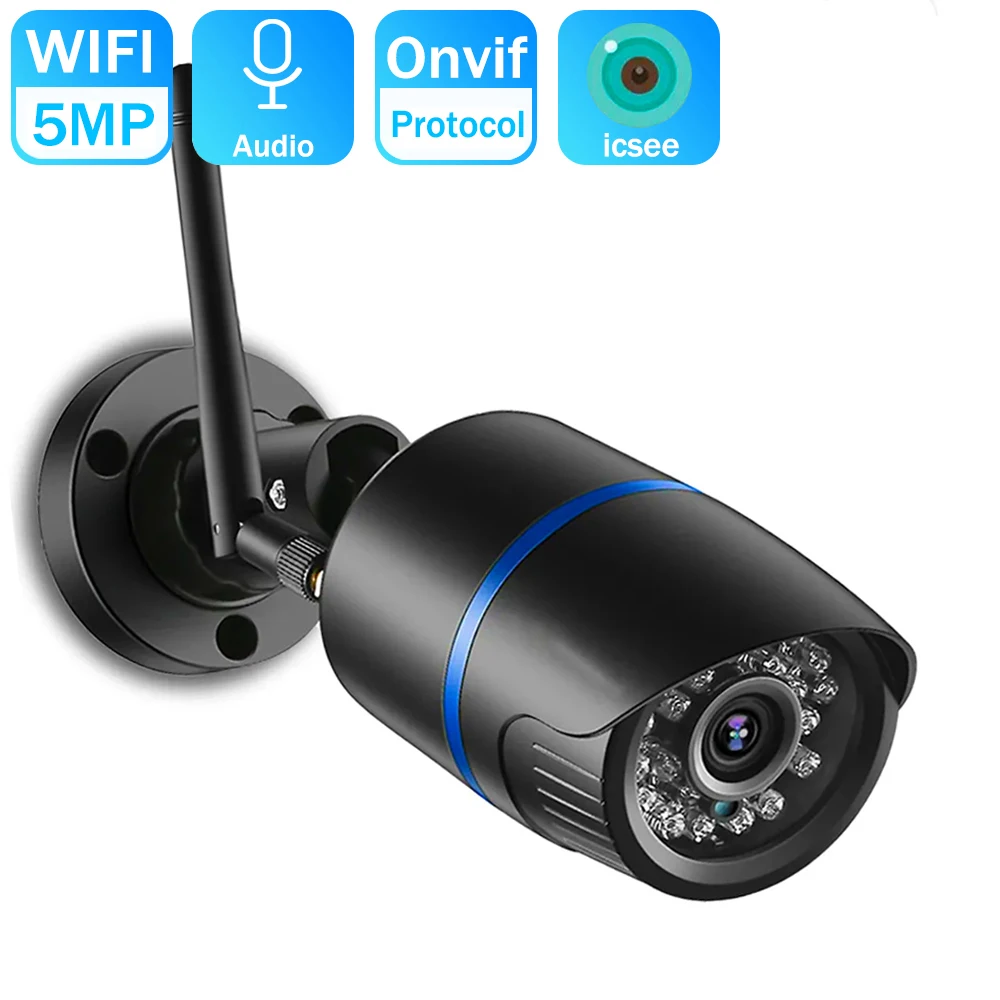 5MP Wifi Camera HD 1080P Bullet Waterproof Outdoor IP Camera ...