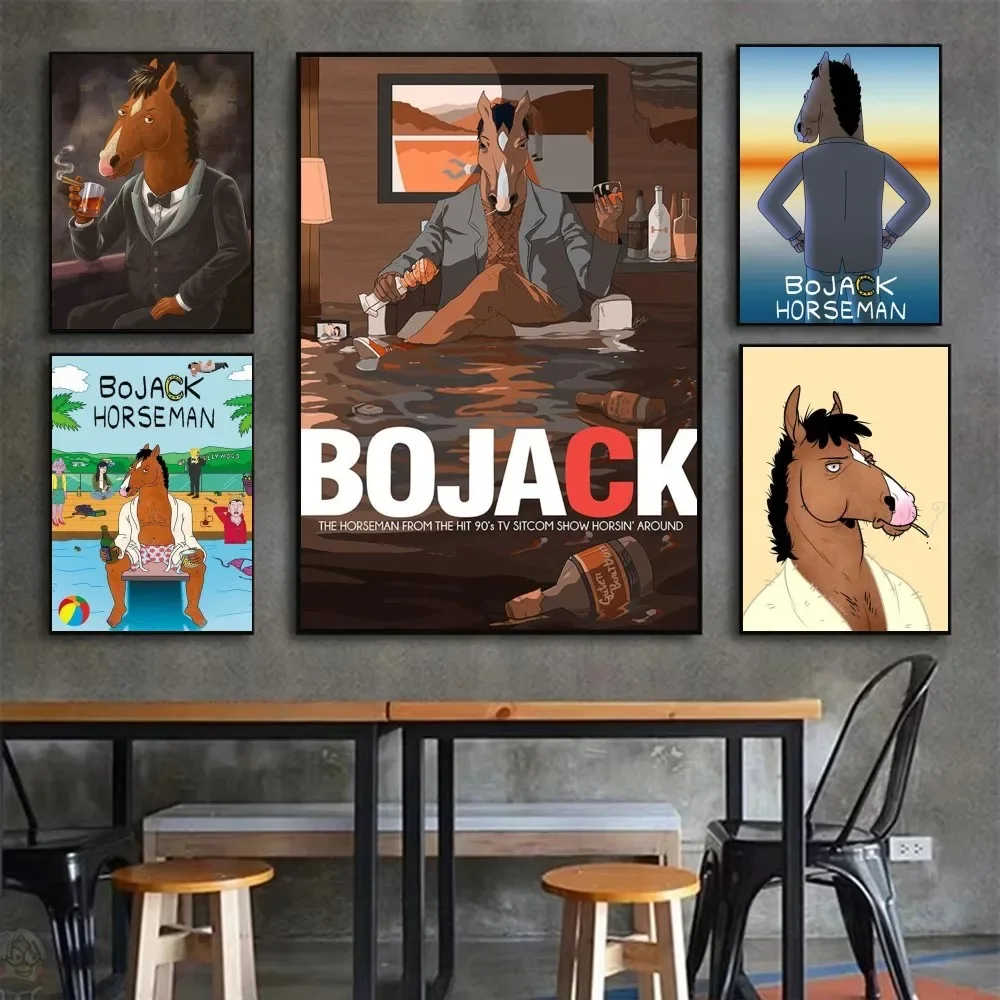 Anime-B-BoJack-H-Horsemans-Poster-Fancy-Wall-Sticker-for-Living-Room ...