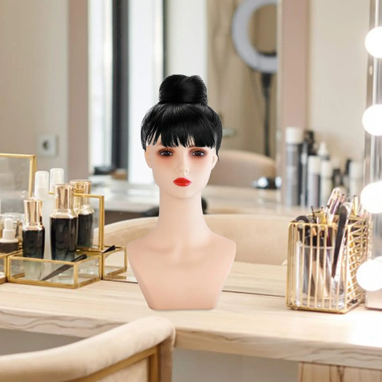 Realistic Female Mannequin Head,Manikin Head Lightweight,Professional ...