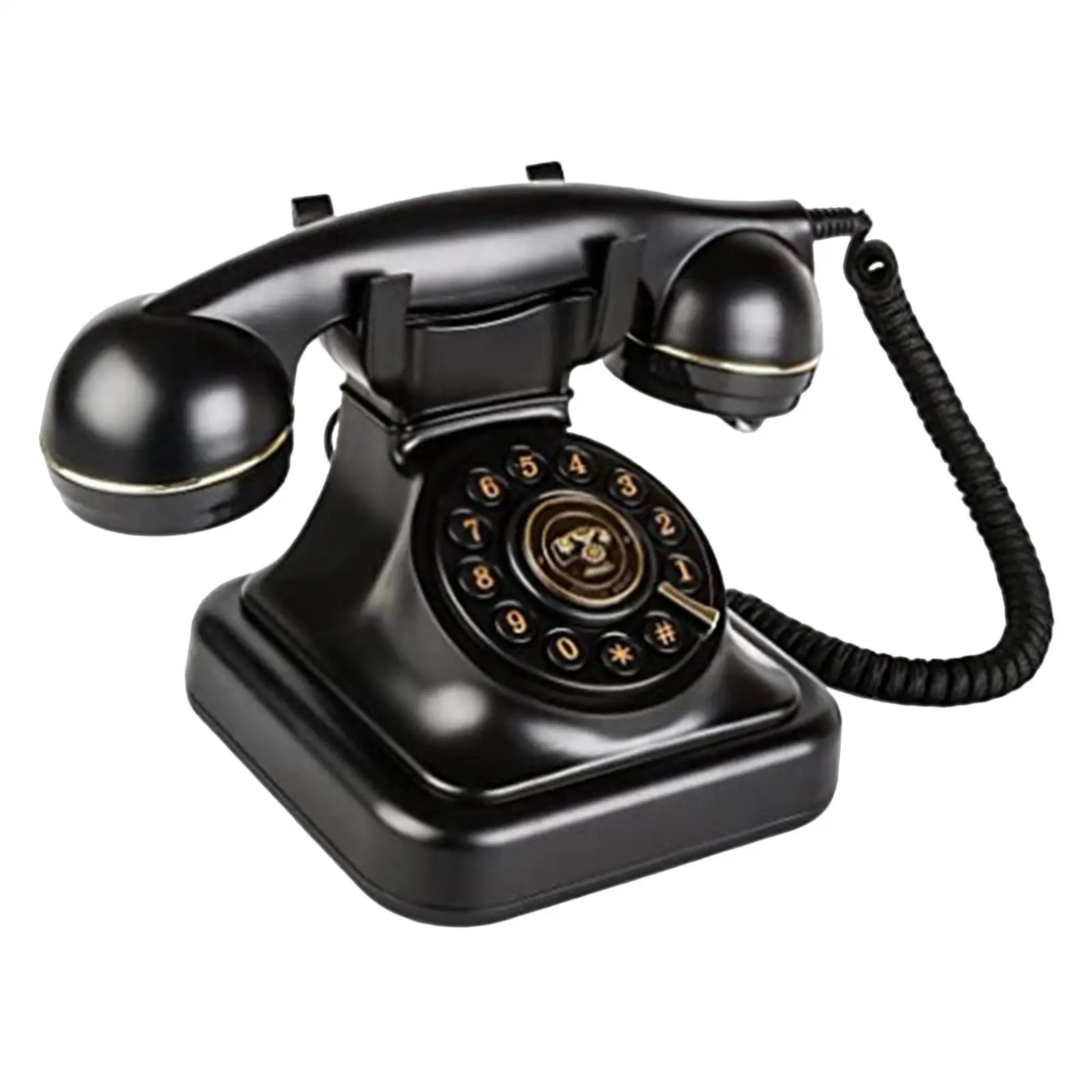 Corded-Phone-Old-Fashioned-Landline-Phones-Volume-Adjustment-Function ...