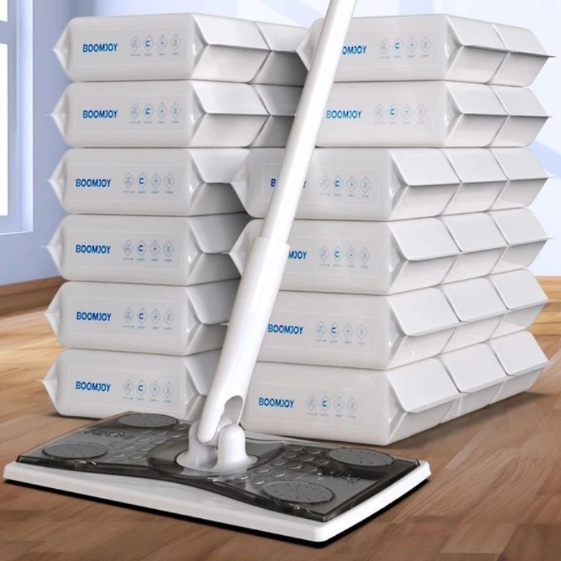 Nonwoven-Disposable-Mop-Wipes-Dust-removal-Cloth-Replacement-Mop-Head ...