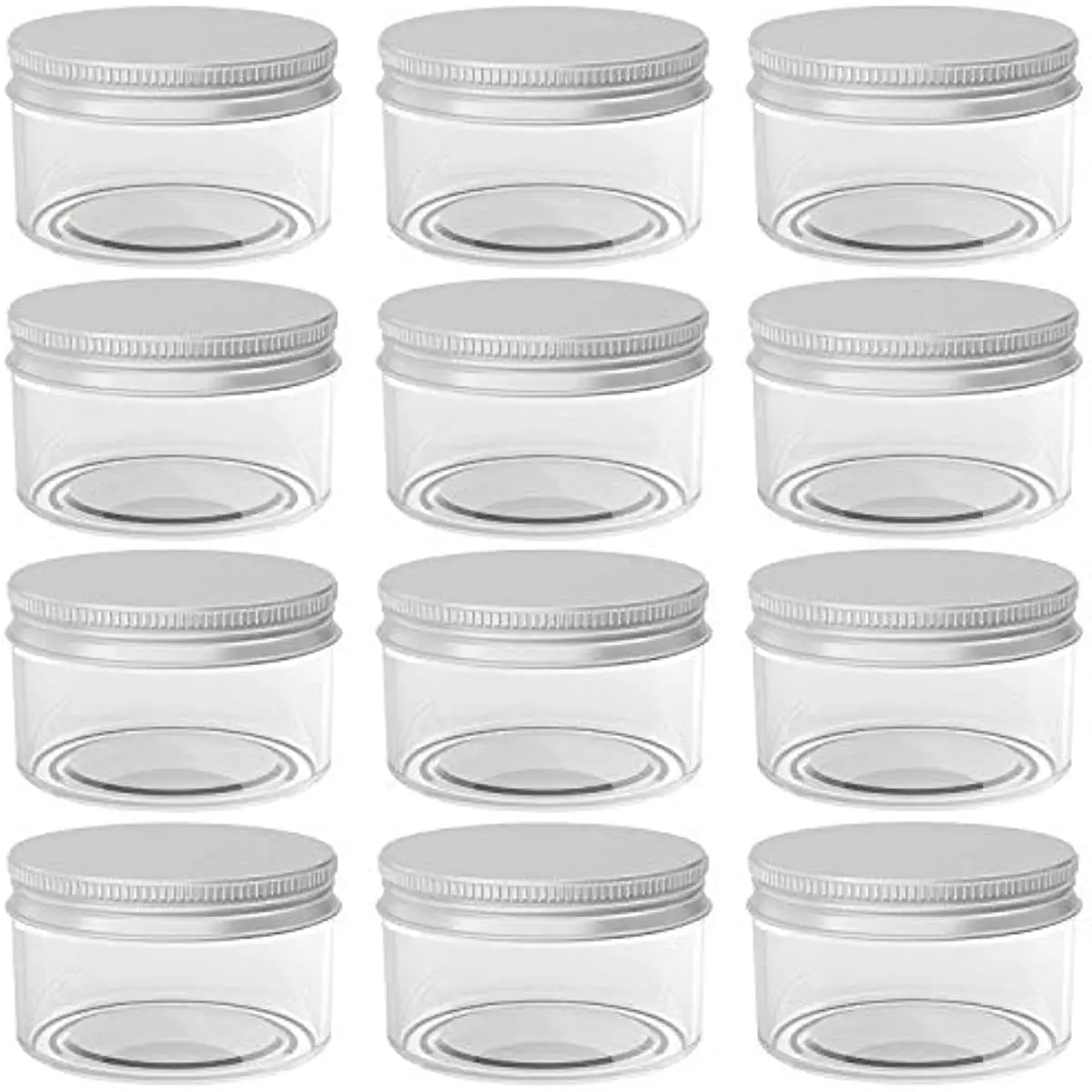 2-Ounce-Plastic-Container-Jars-Refillable-Empty-Cosmetic-Containers-for ...
