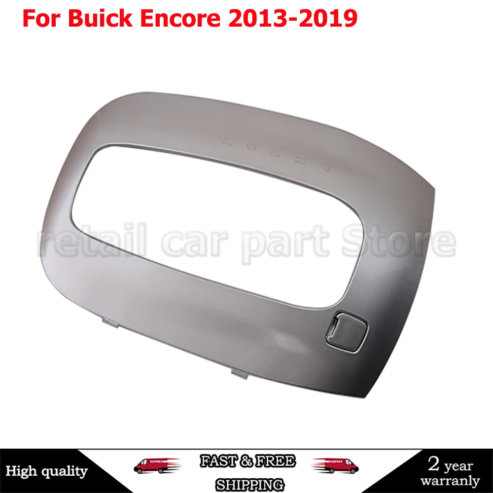 Silver-Car-Parts-Shift-Gear-Cover-Panel-Trim-Frame-Bezel-For-Buick ...