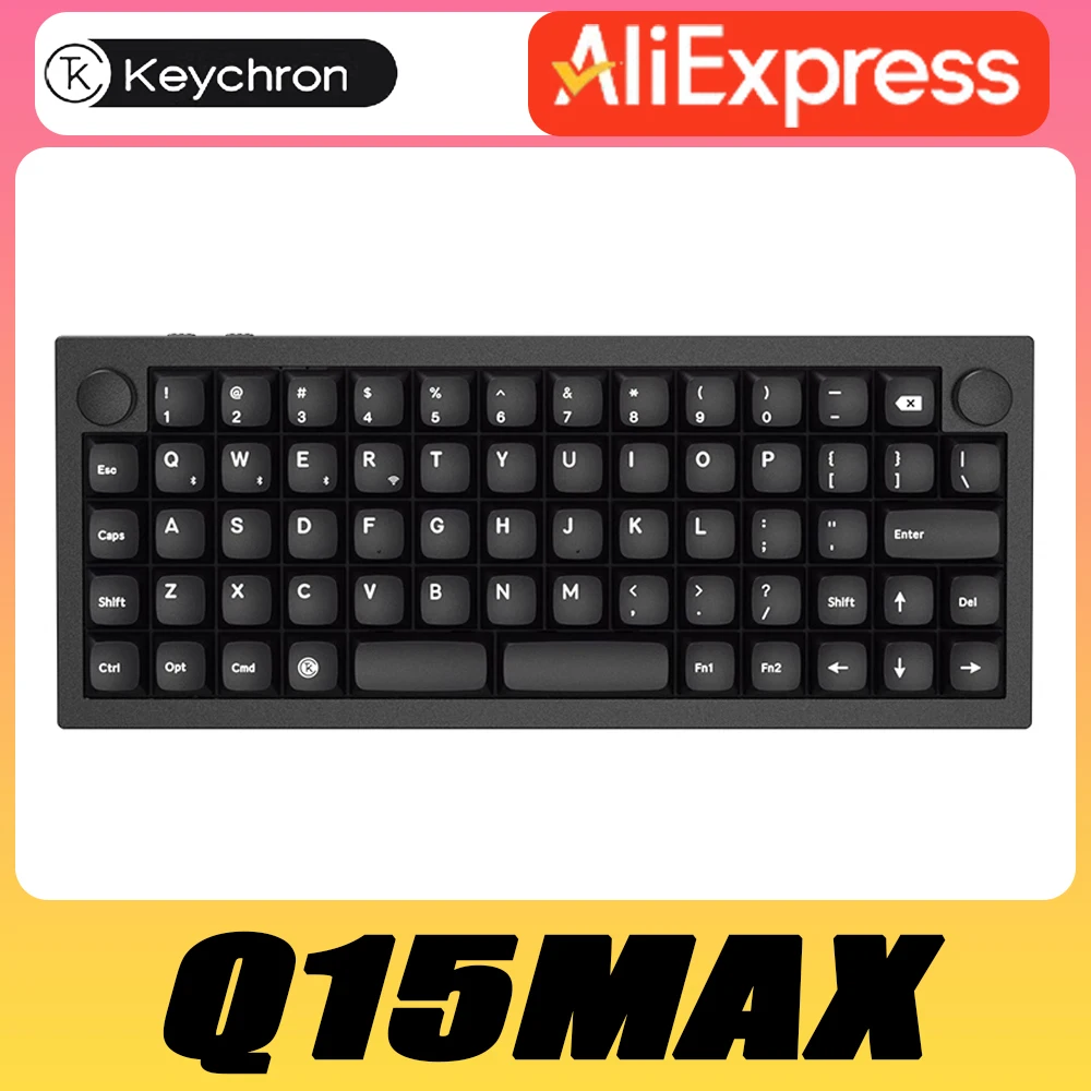 Original-Q15MAX-Mechanical-Keyboard-Multifunctional-Knob-Three-Mode-RGB ...