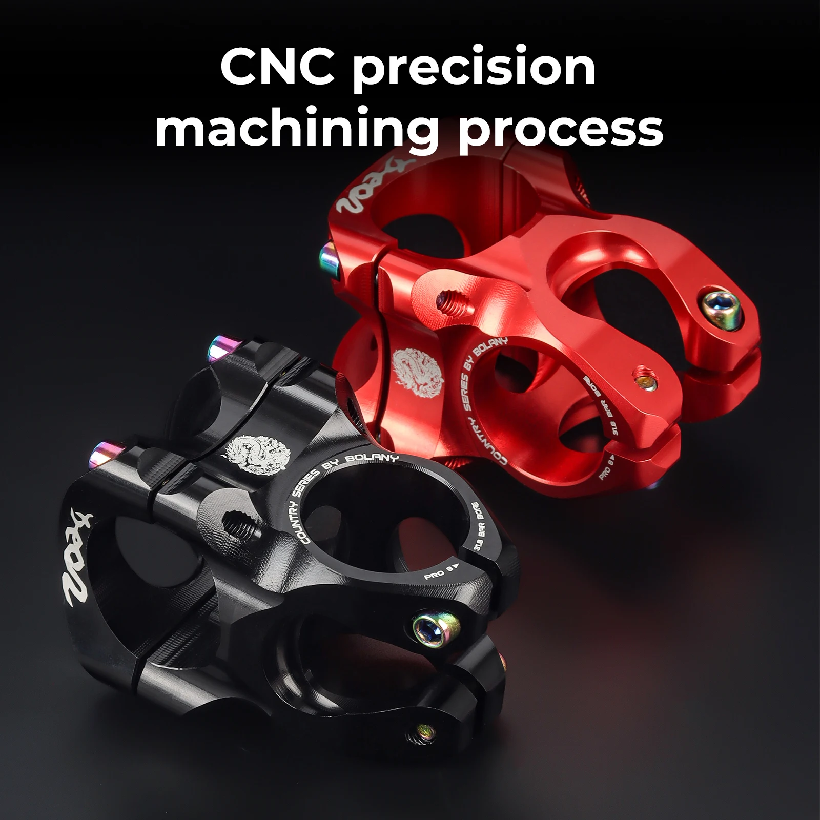 BOLANY 35mm Bike Short Stem MTB Power Ultralight Aluminum Alloy ...