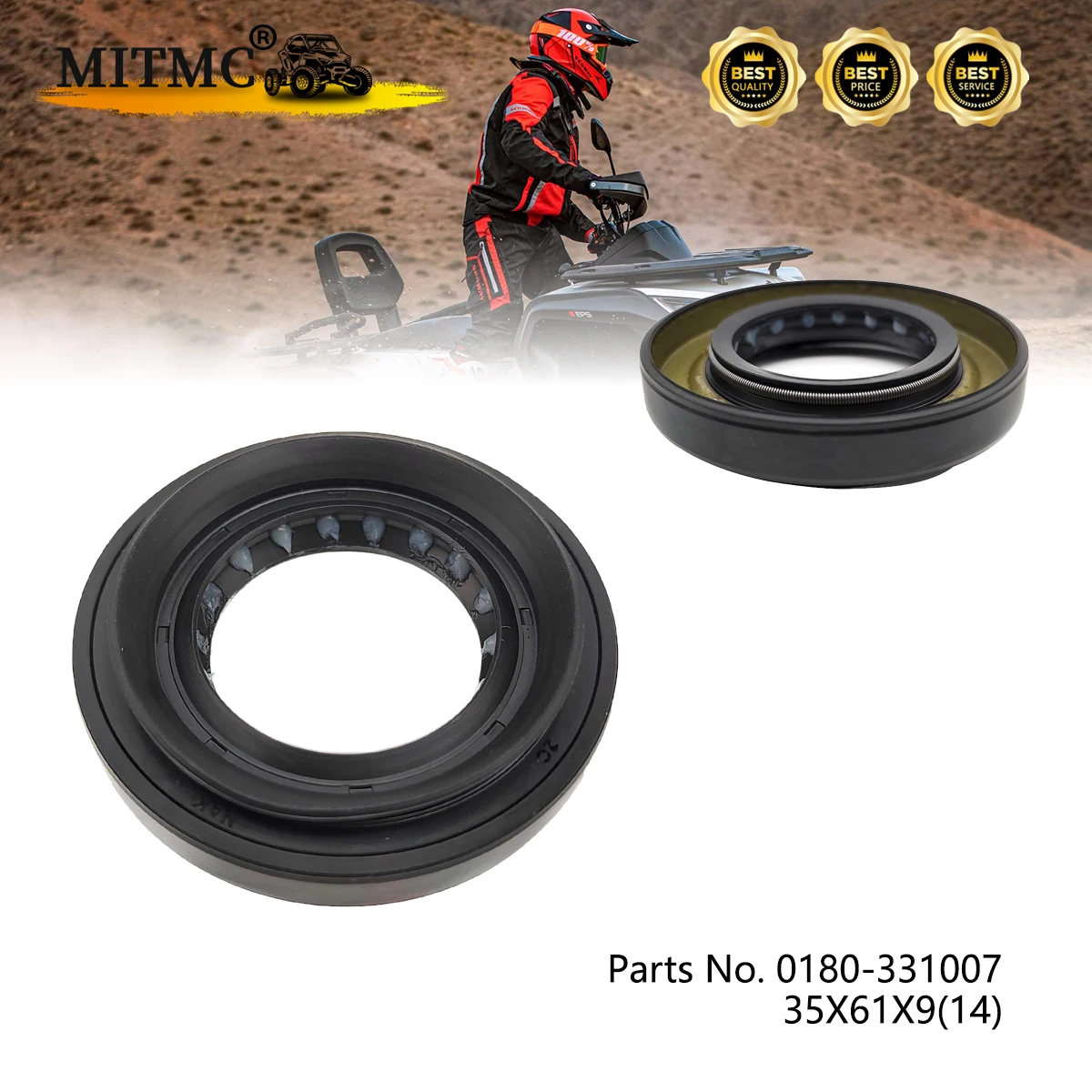 Oil Seal (REAR GEARCASE) For CF 450CC 550CC 600C 800CC 1000CC 35X61X9 ...