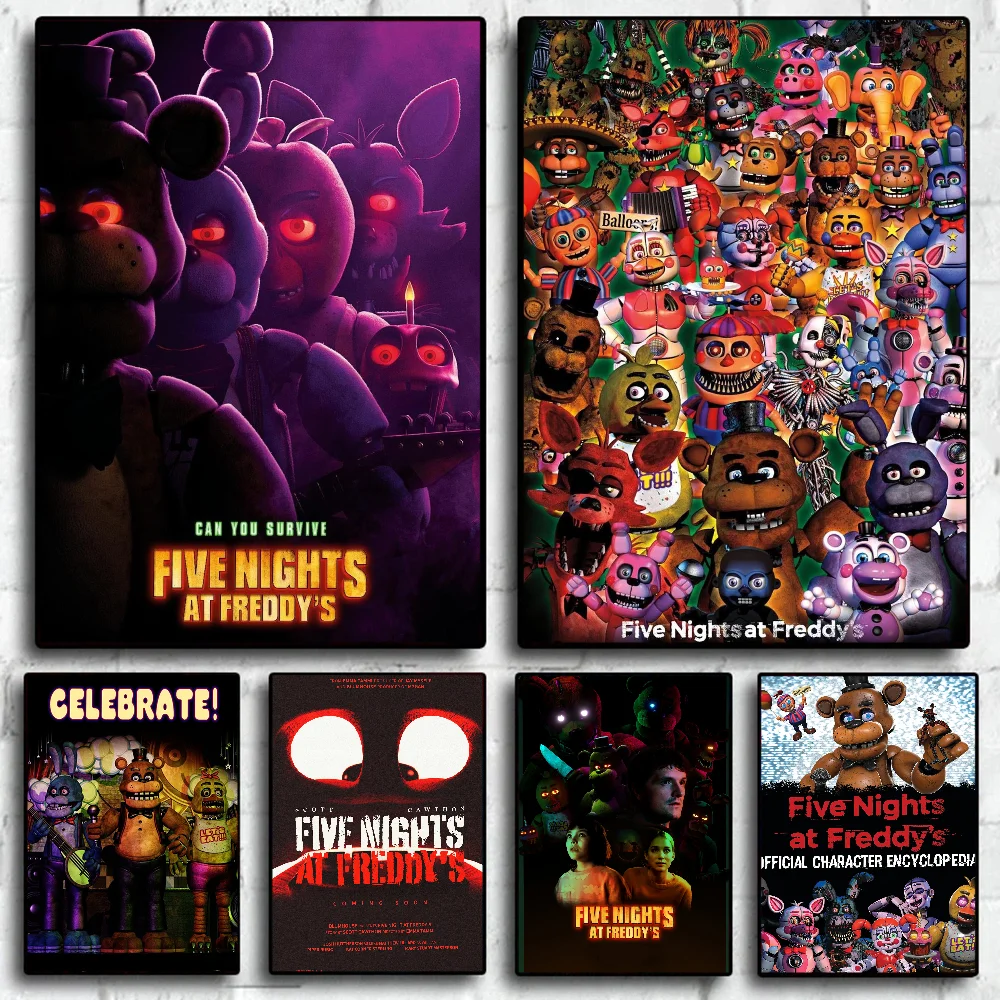 1pc-FNAF-POSTER-Poster-HD-Posters-Home-Room-Bar-Cafe-Decor-Art-Wall ...