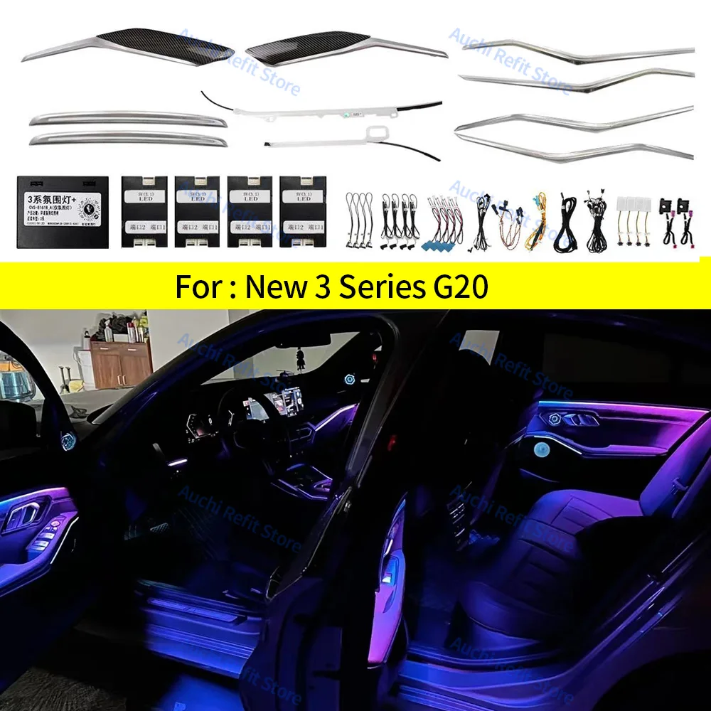 11-Colours-RGB-LED-Ambient-Light-For-BMW-New-3-Series-G20-Car-Center ...