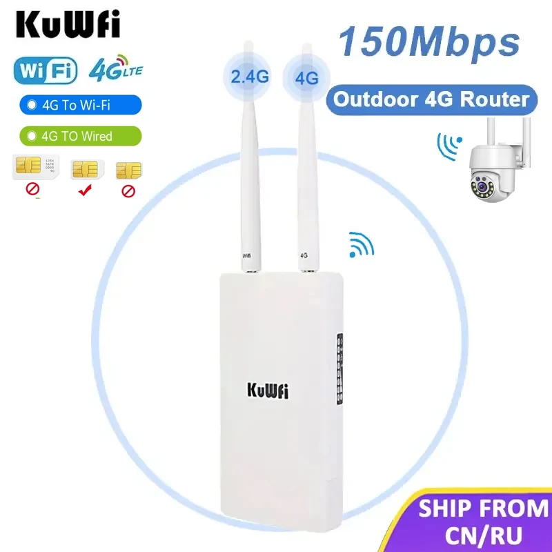 KuWFi-enrutador-inal-mbrico-4G-LTE-para-exteriores-enrutador-WiFi-de-150Mbps-enrutador-de ...