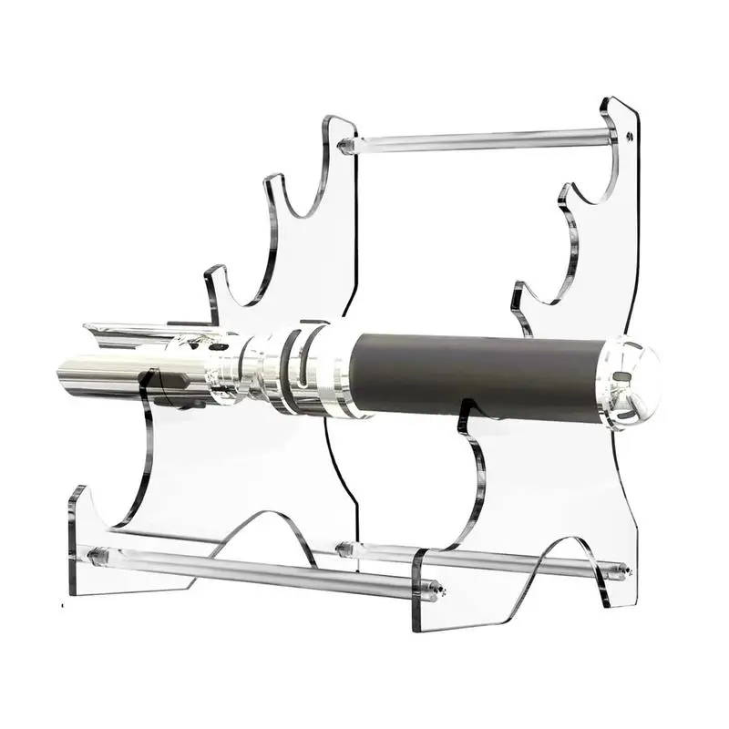 Light Saber Stand Display 4 Tier Clear Acrylic Katana Stand Wand Holder ...