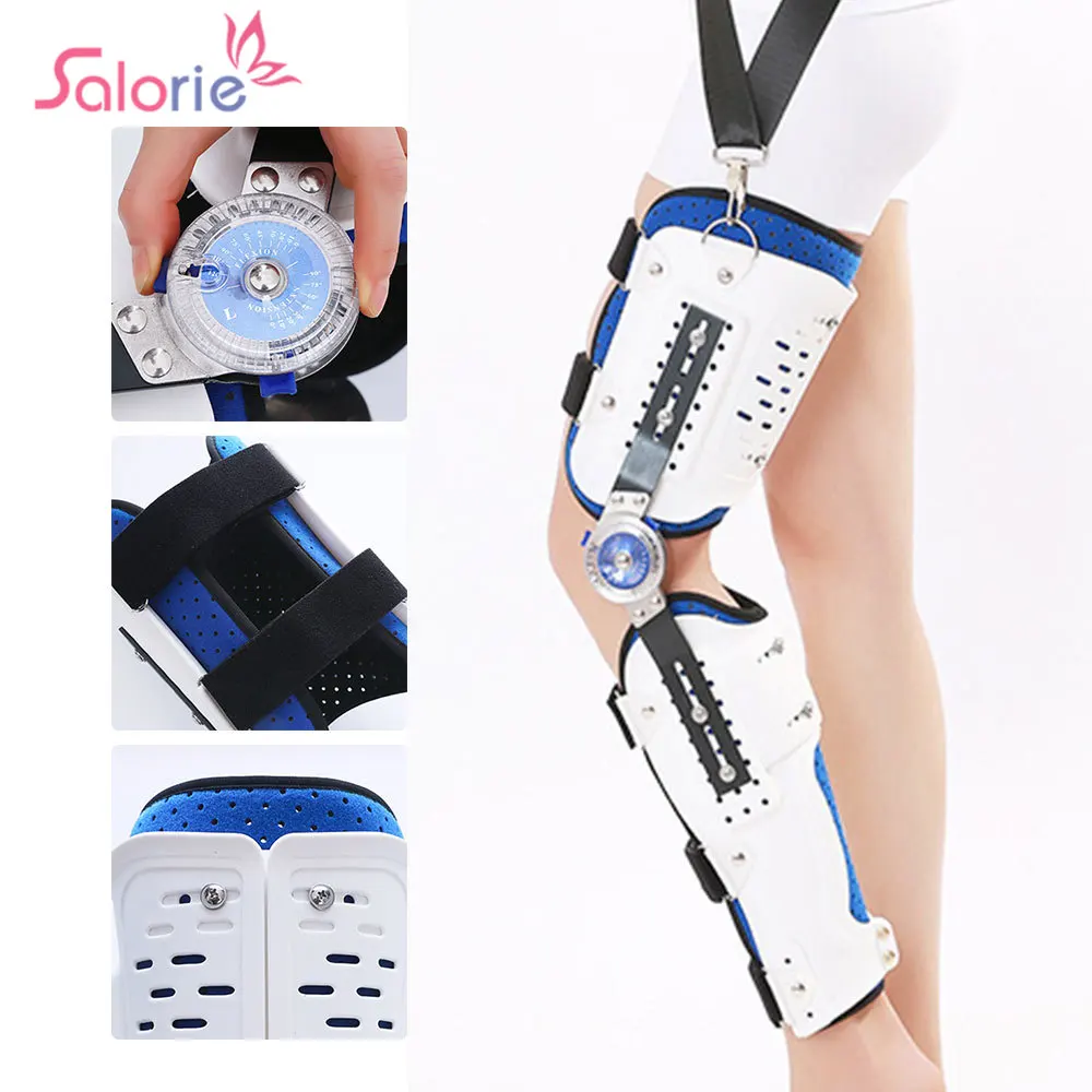 Orthopedic Knee Joint Support Adjustable Hinged Knee Leg Brace ...
