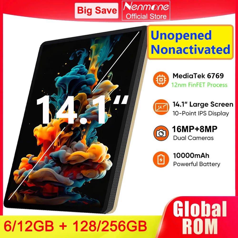 Versi-n-Global-tableta-de-14-1-pulgadas-Android-12-12GB-256GB-1920-1080 ...