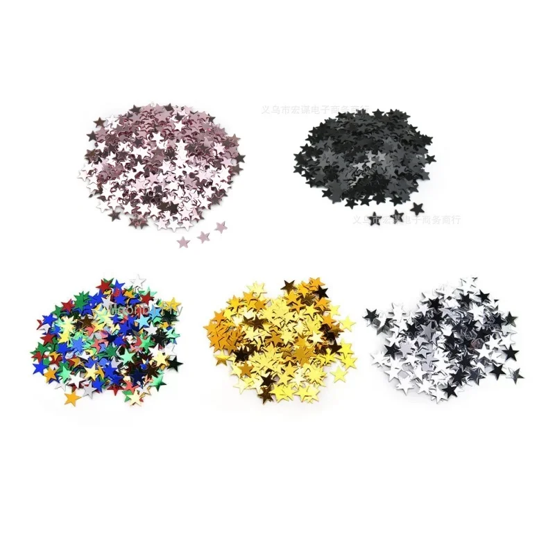 1000/3000PCS 6/10mm Little Stars Table Confetti Sprinkles Birthday ...