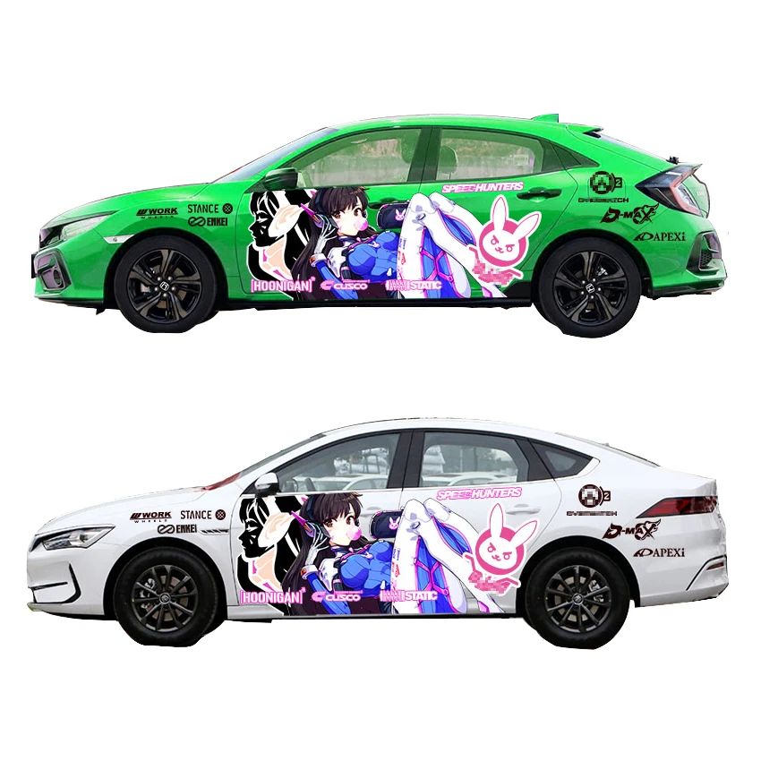 HD-Inkjets-Waterproof-Anime-Game-Stickers-Japan-Itasha-Vinyl-Film ...
