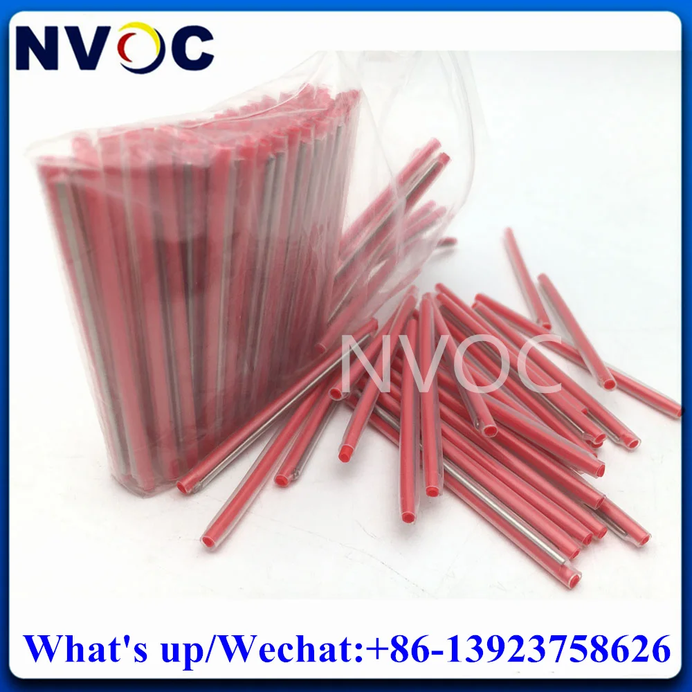 1000Pcs 40/45/60mm Red Single Rod Fiber Optical Heat Shrinkable ...