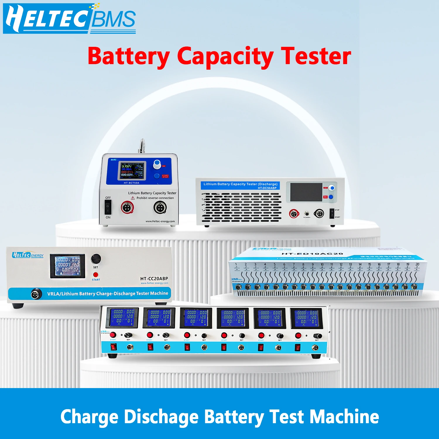 Heltec Battery Charge-Discharge Capacity Tester1-5V/9-99V 10A/20A/50A ...