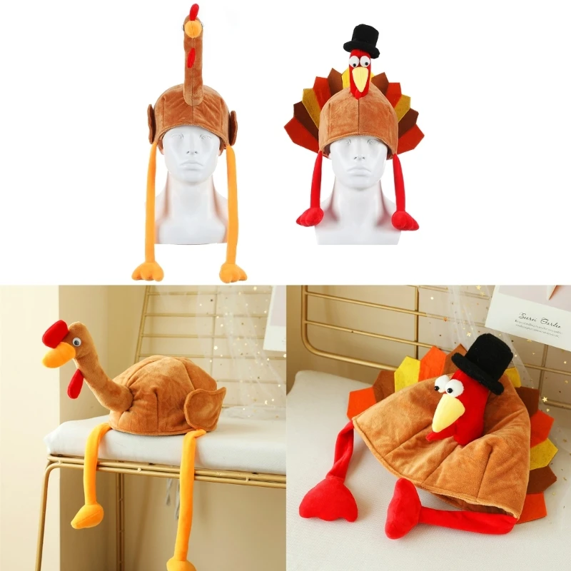 Thanksgiving-Chicken-Leg-Hat-Turkey-Hat-European-and-American ...